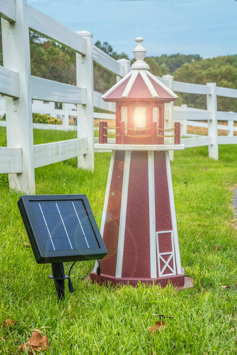 Solar Lighthouse LED Light Kit with Stake For the Lighthouses – Amish ...