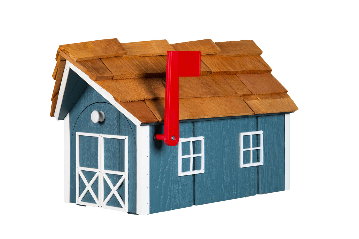 Amish Country Mailboxes with Cedar Shake Roof Quick Ship – Amish Hand ...