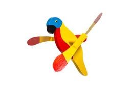 Sunshine Parrot Whirly Bird – Amish Hand Crafted Nautical Decor